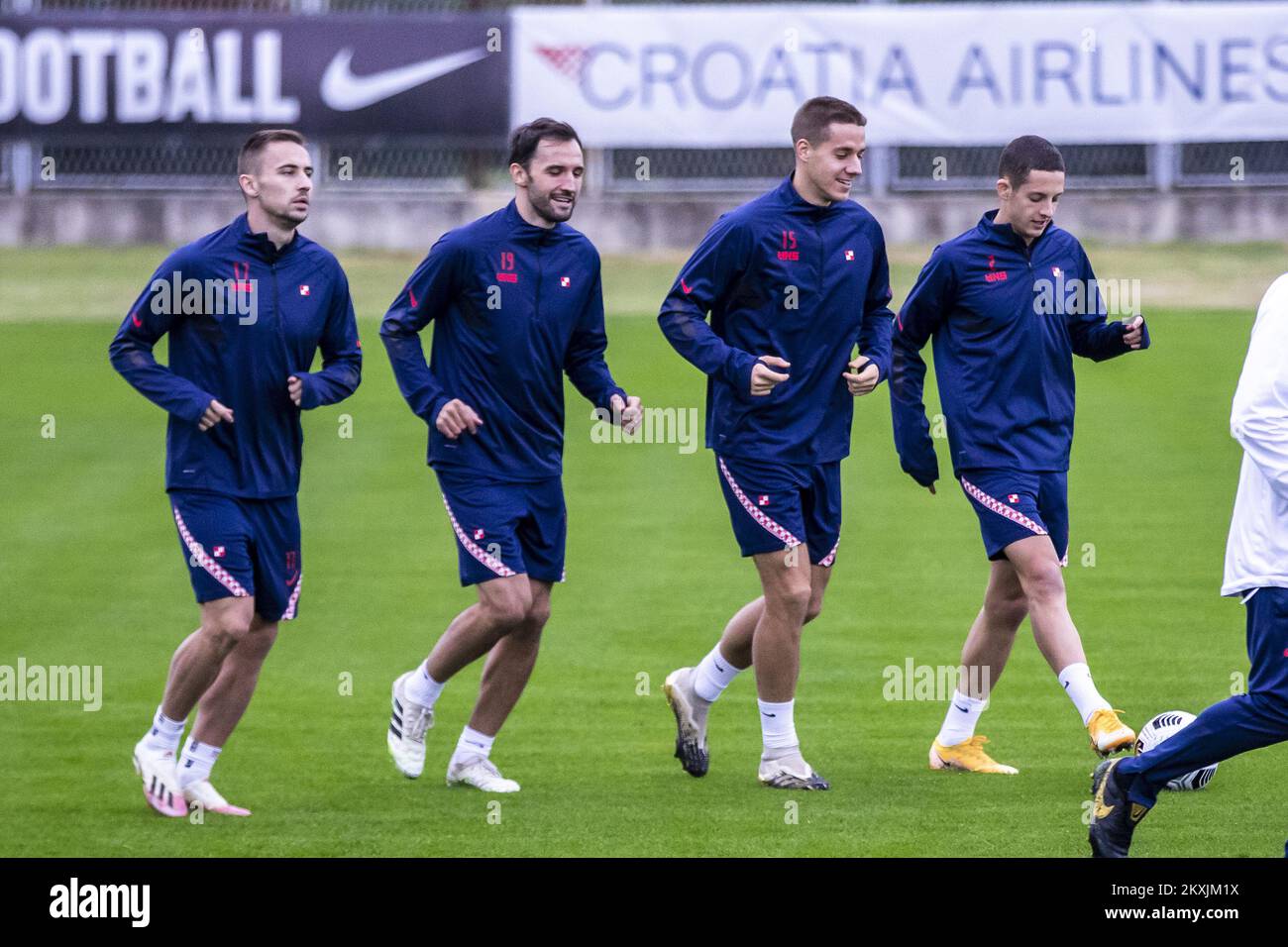 Marko Rog; Milan Badelj et Mario Pasalic à la formation de l'équipe ...