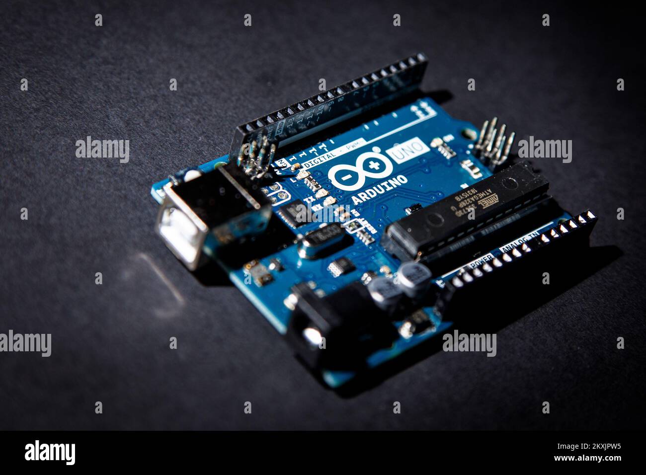 Photo prise sur 23 novembre 2020 montre Arduino Uno, une carte de ...