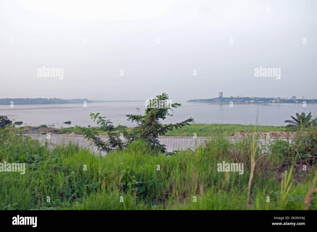 Le fleuve Congo à Kinshasa, Kinshasa, République démocratique du Congo ...