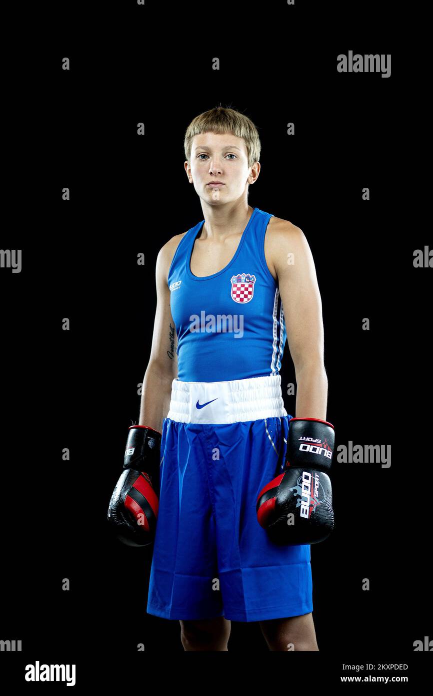 Nikolina Cacic photographiée à Zagreb, Croatie, le 02. Juillet 2021. Il ...