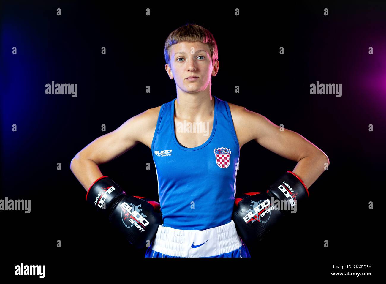 Nikolina Cacic photographiée à Zagreb, Croatie, le 02. Juillet 2021. Il ...