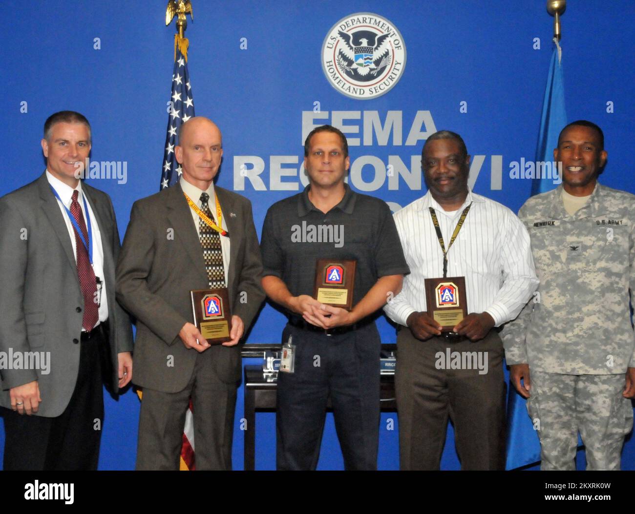 Denton (Texas), le colonel 21 mai 2012 Bryan Newkirk (r), officier de ...