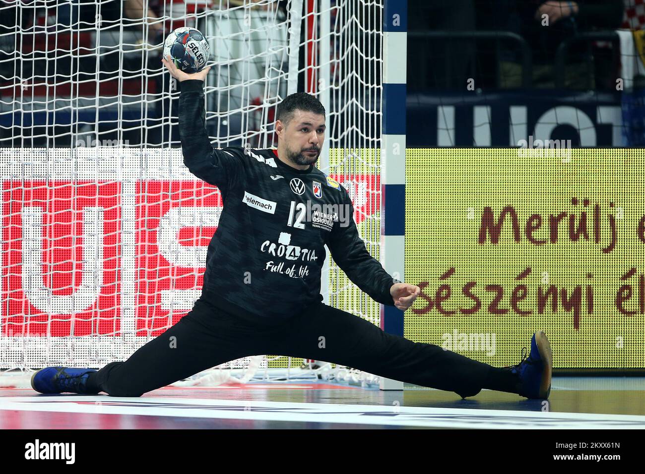 SZEGED, HONGRIE - JANVIER 15: Gardien de but de Croatie Ivan Pesic ...