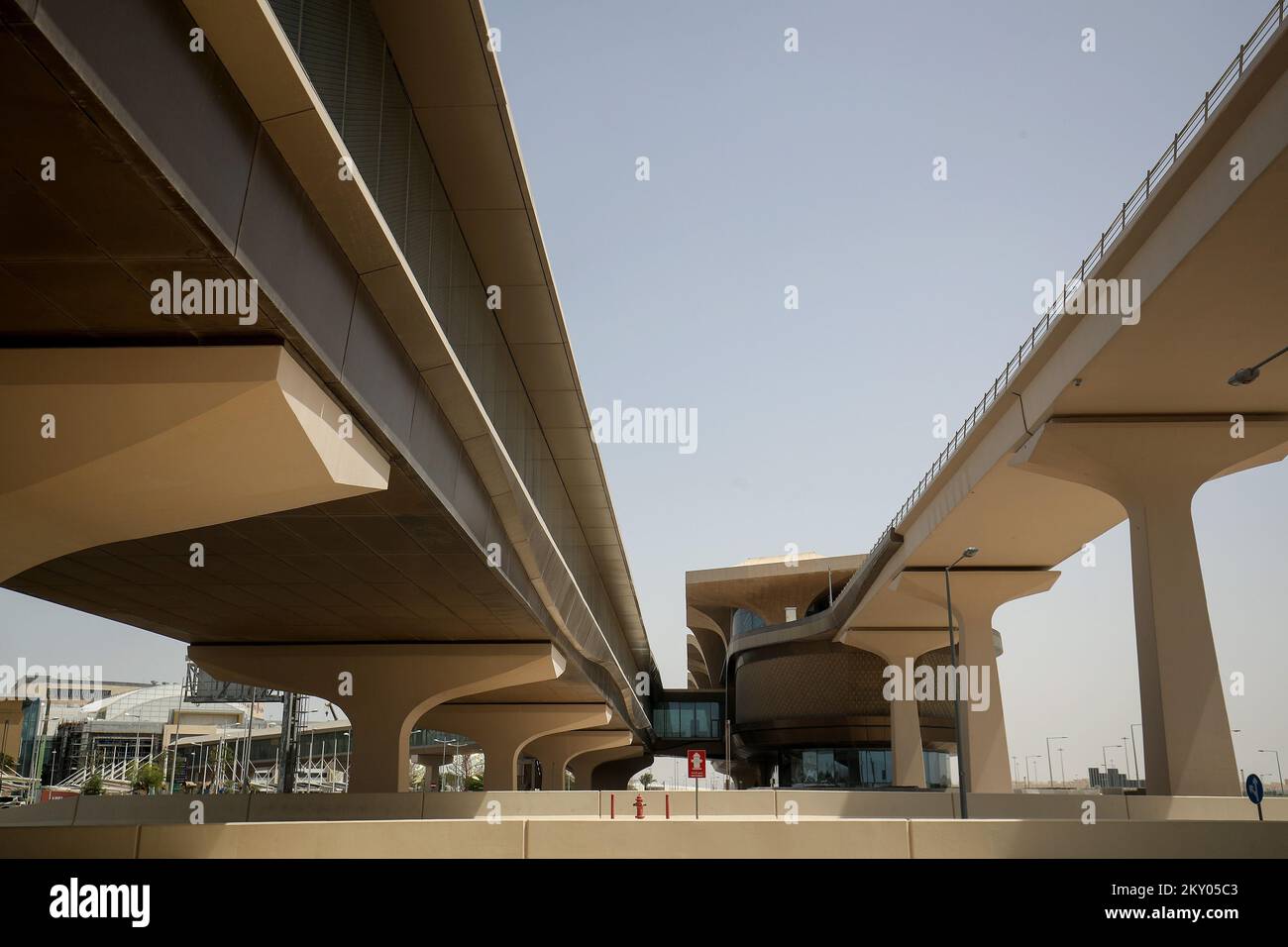 Photo de 300 kilomètres de métro Doha dessert la grande région de Doha ...
