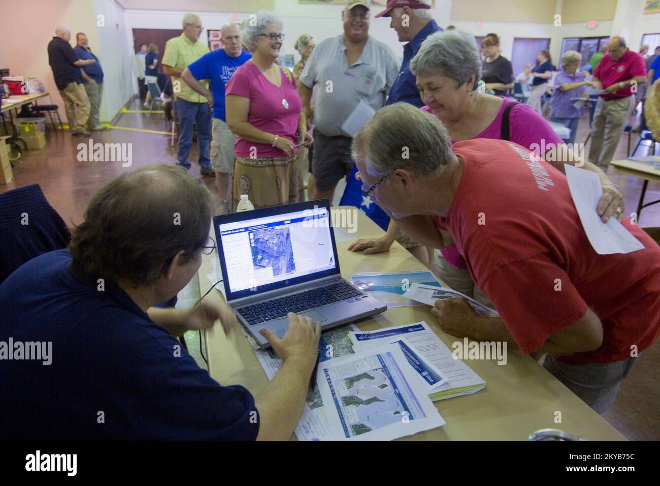 Wimberley, Texas, États-Unis 26 août 2015 les résidents de Wimberley ...