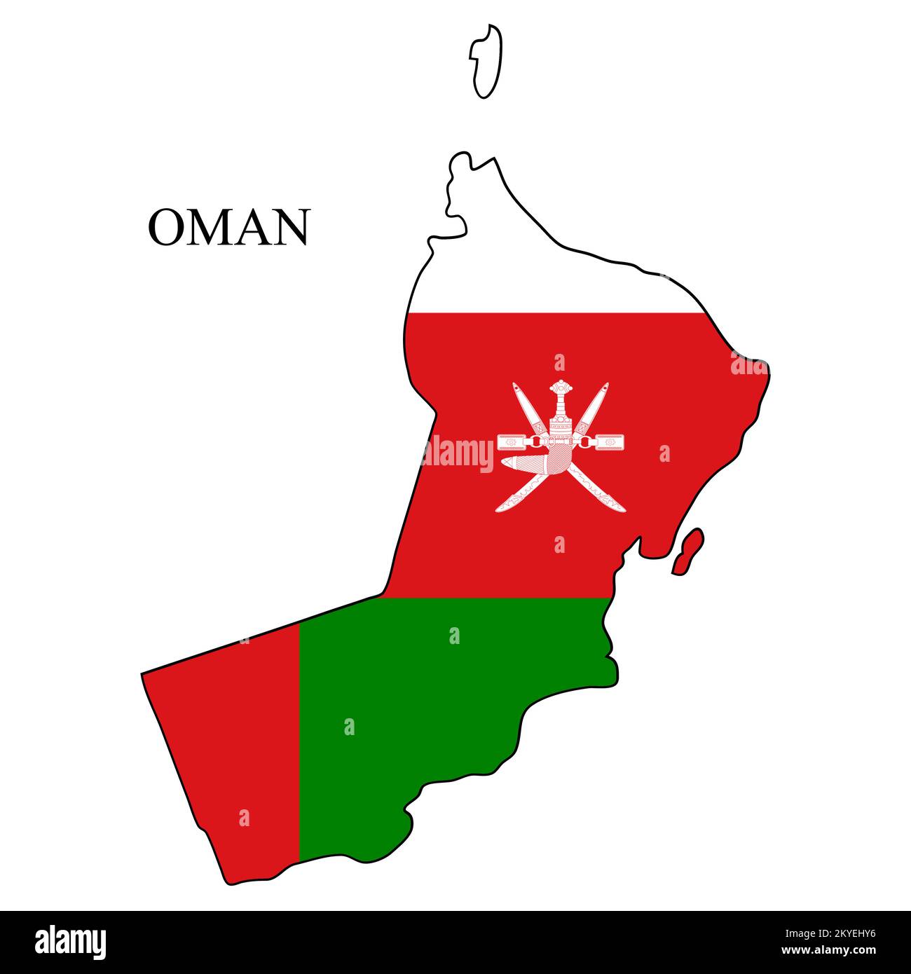 Map of oman Banque de photographies et d’images à haute résolution - Alamy