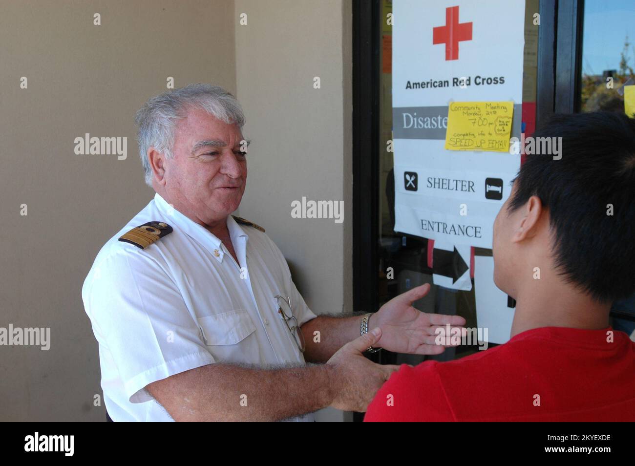 Ouragan Katrina, d'Iberville, Mils., 24 octobre 2005 -- le capitaine ...