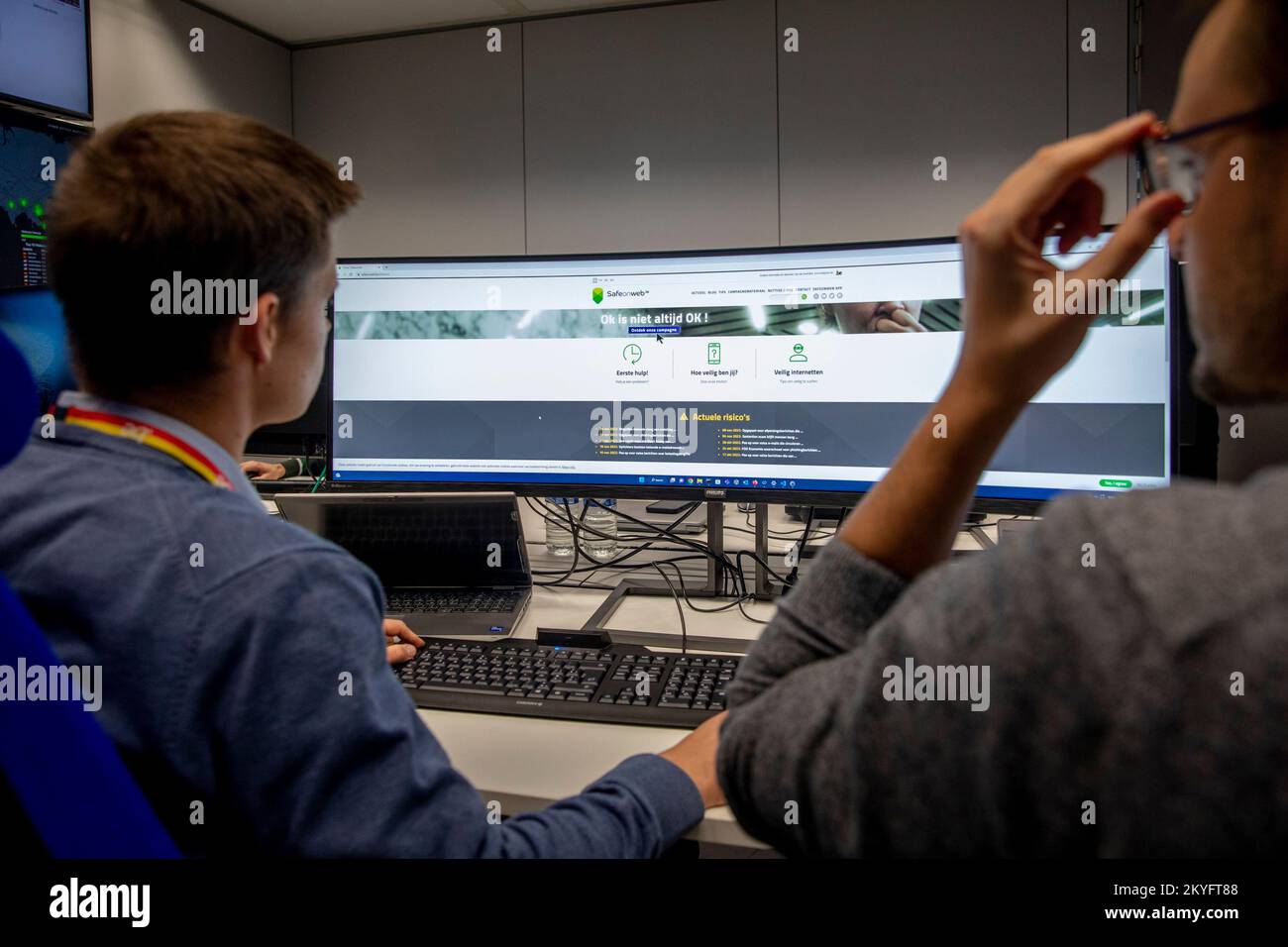 Centrum voor cybersecurity belgie Banque de photographies et d’images à ...