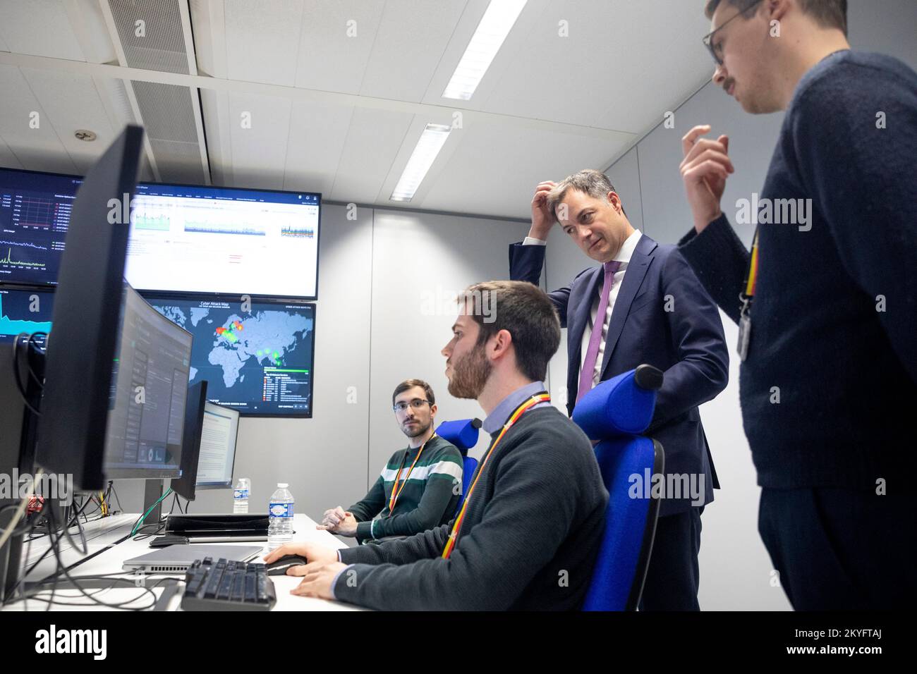 Centrum voor cybersecurity belgie Banque de photographies et d’images à ...