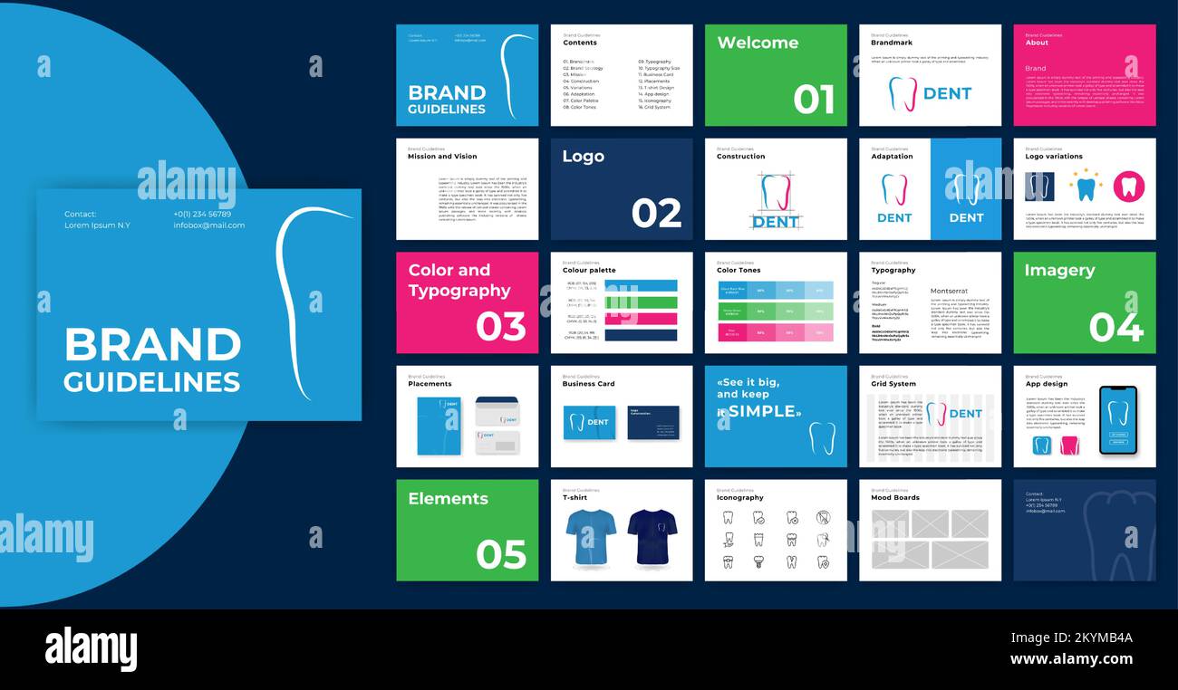 Modèle de directives sur la marque. Guide du logo. Présentation de l ...