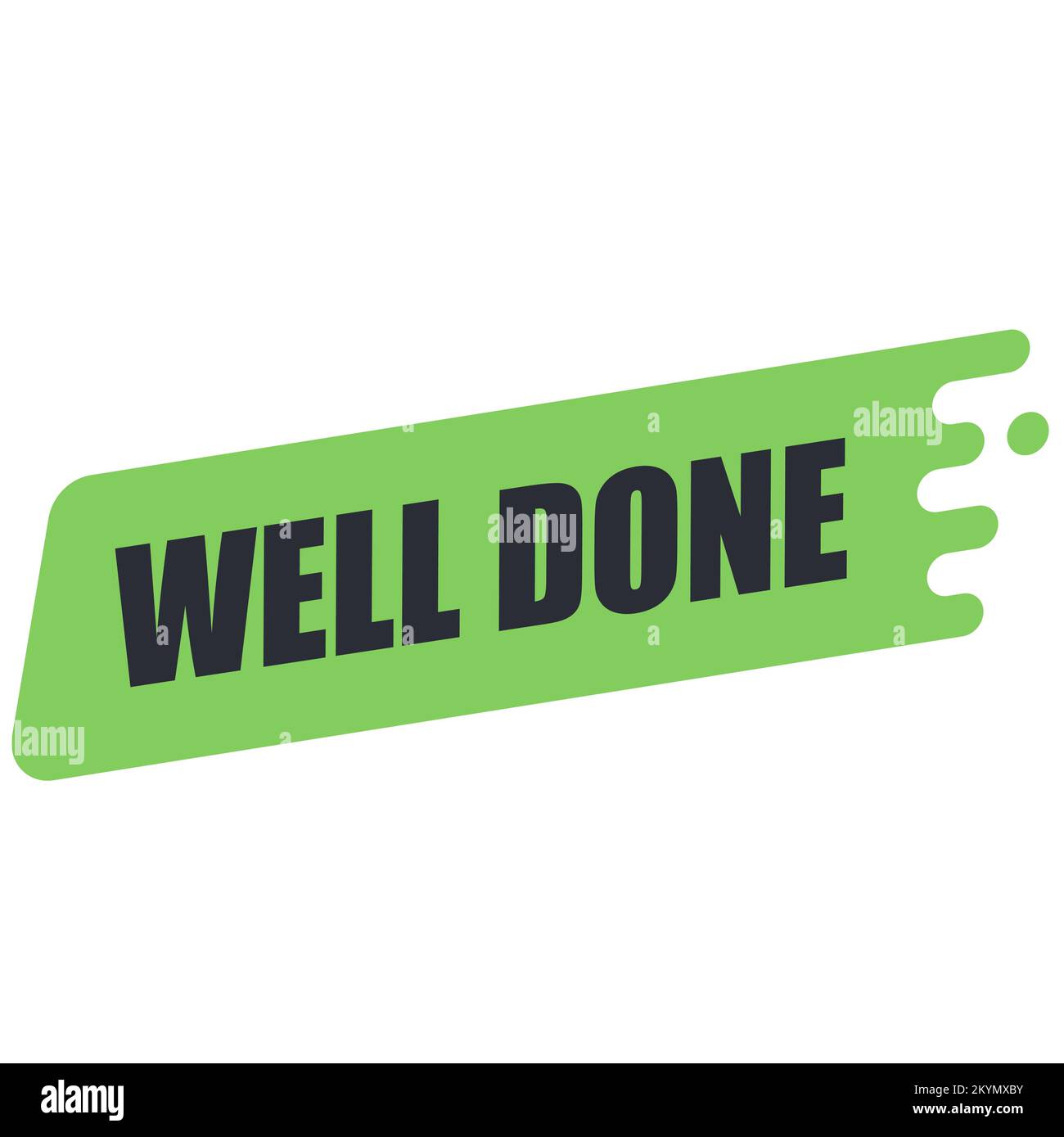 Well done congratulations Banque d'images vectorielles - Alamy