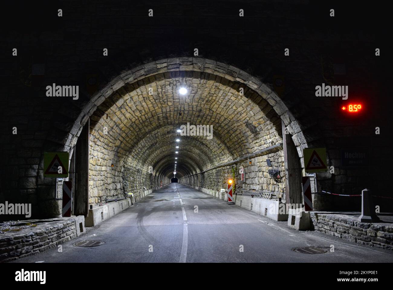Tunnel, Tunnelportal, Hochtor, Großglockner, Hochalpenstraße, Südportal ...