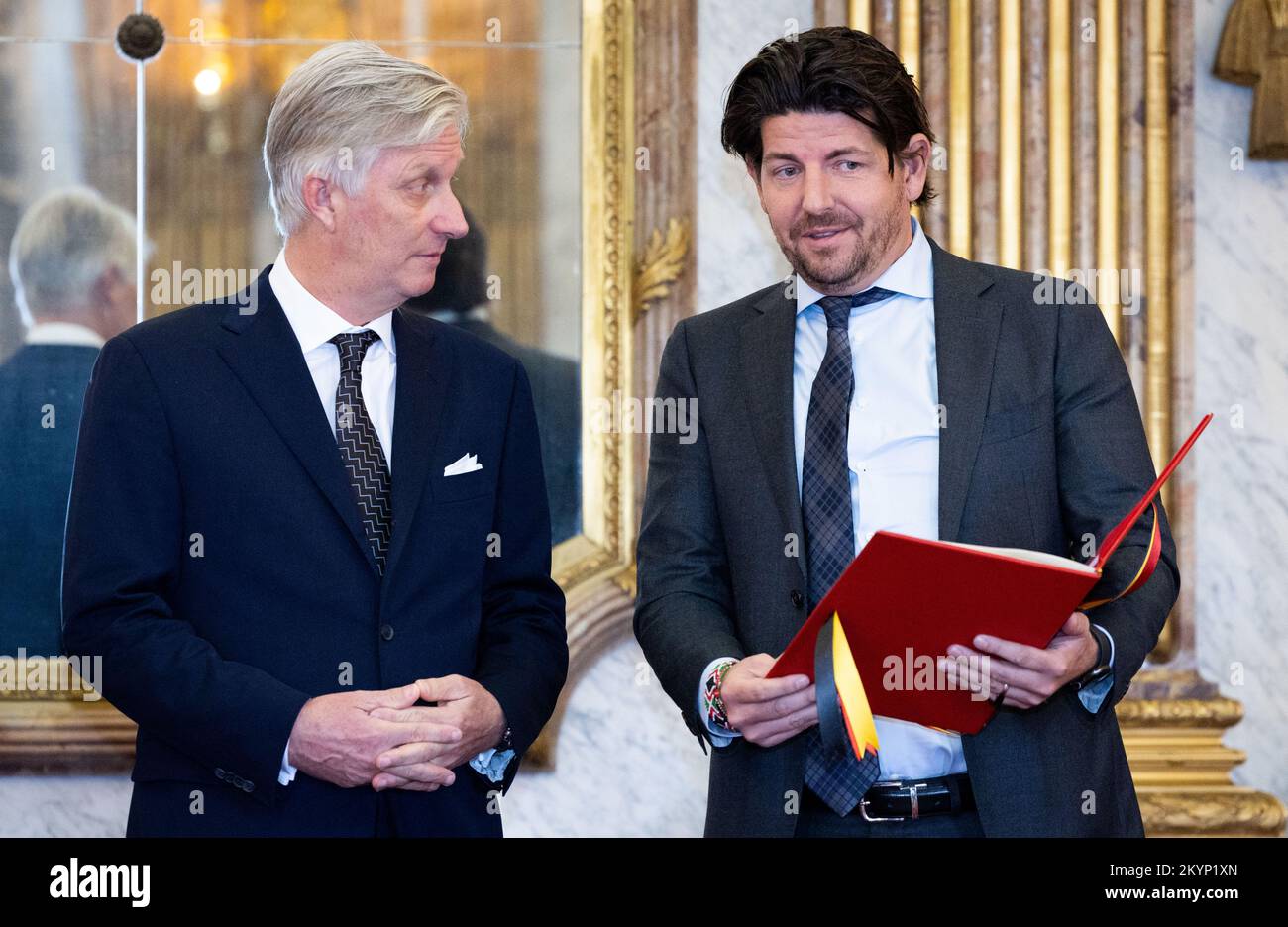 Bruxelles. Belgique, 01/12/2022, le roi Philippe - Filip de Belgique et ...