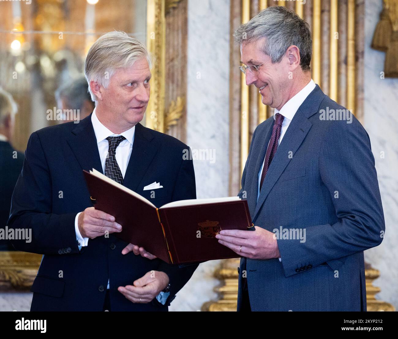 Bruxelles. Belgique, 01/12/2022, le roi Philippe - Filip de Belgique et ...