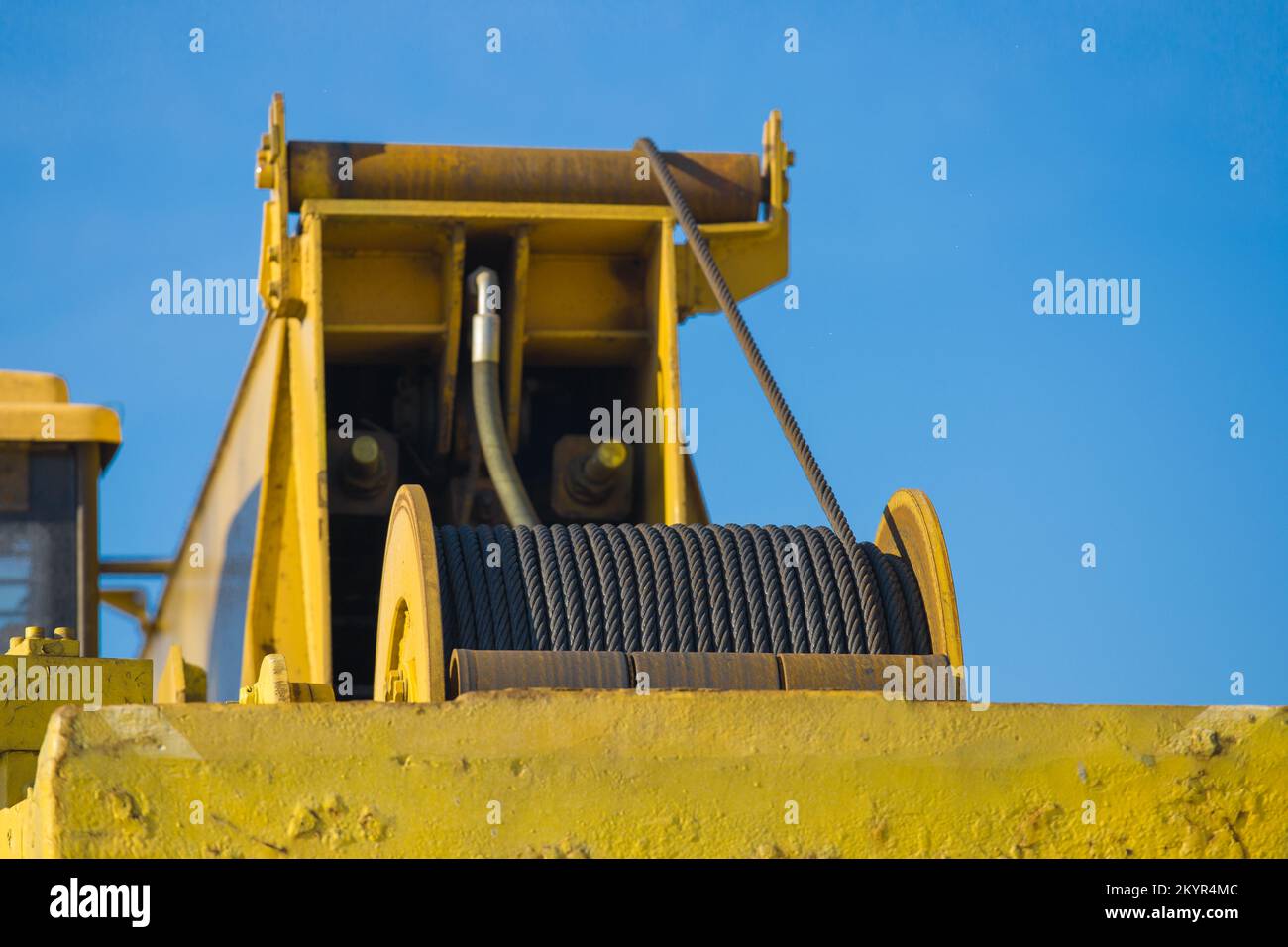 Grue de levage acier treuil lourd corde de traction levage câble ...