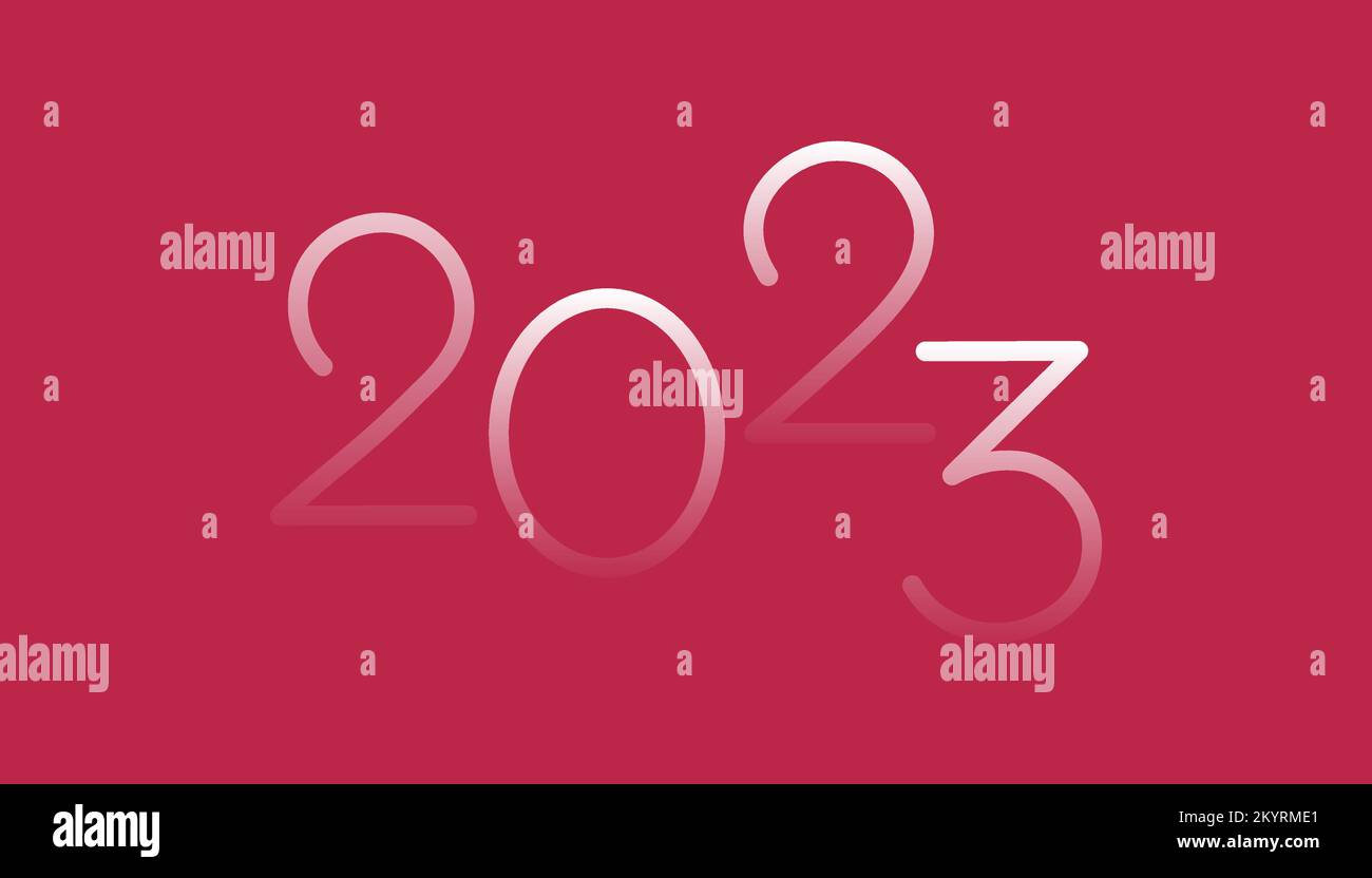 Calendrier vectoriel année 2023 Banque d'images vectorielles - Alamy