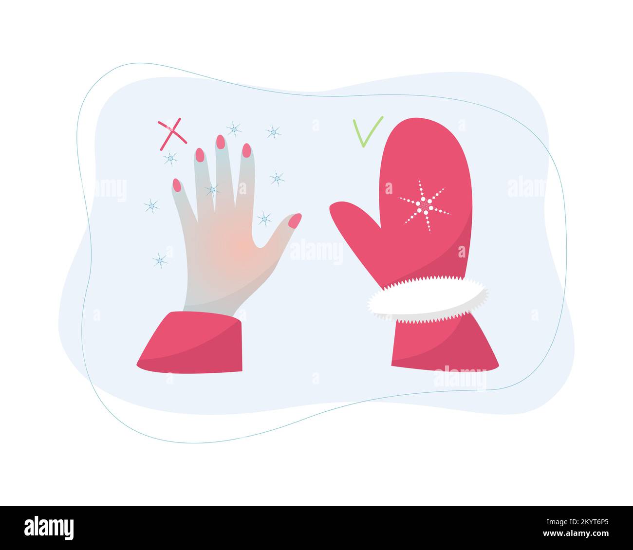 Bon hiver Banque d'images vectorielles - Alamy