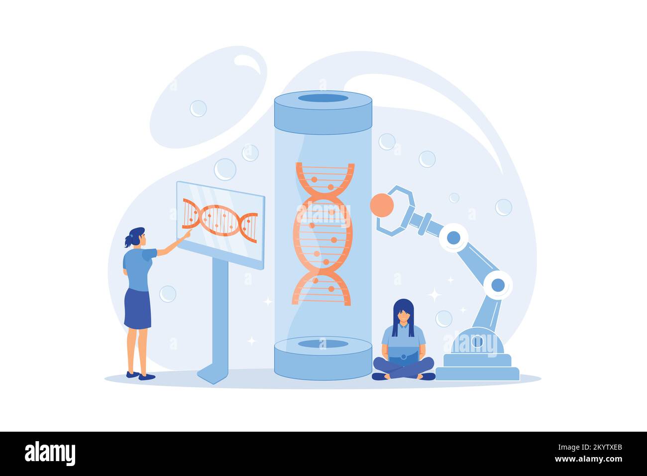 Manipulation génétique laboratoire Banque de photographies et d’images ...