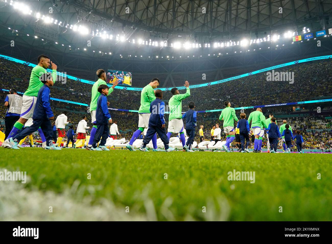 Groupe de l'équipe brésilienne lors du match de la coupe du monde de la ...