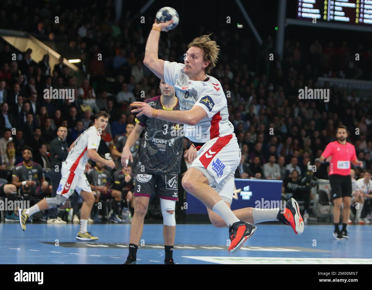 Jesper Nielsen d'Aalborg HŒndbold lors du match de handball de la Ligue ...