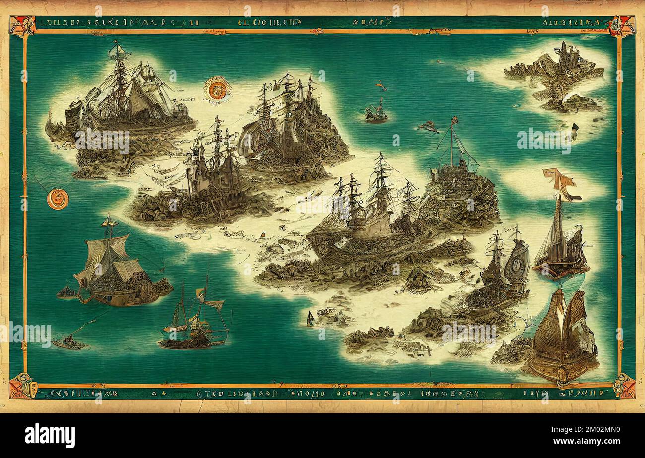 Fantasy map Banque de photographies et d’images à haute résolution - Alamy