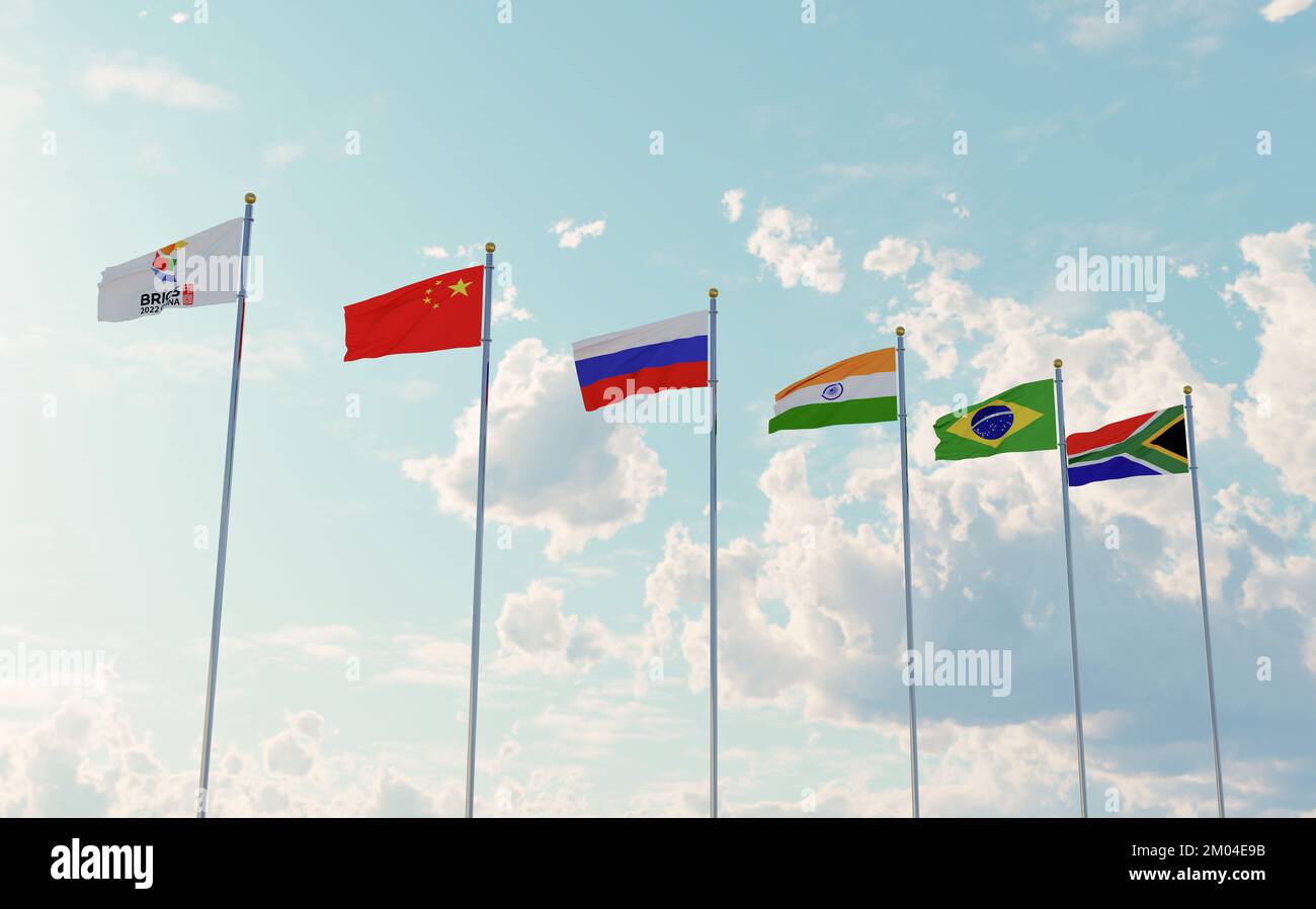 Drapeau de la chine et de la russie Banque de photographies et d’images ...