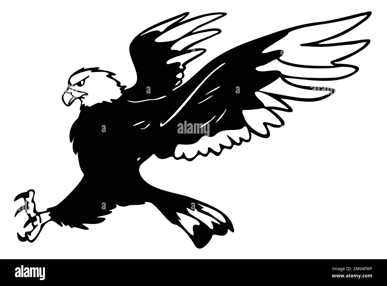 peinture noire et blanche dessiner une illustration vectorielle d ...