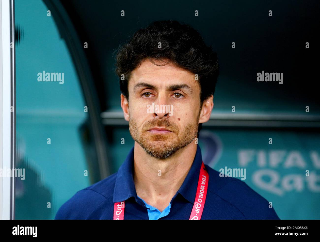 Pablo Aimar, directeur adjoint en Argentine, avant le match de la coupe ...