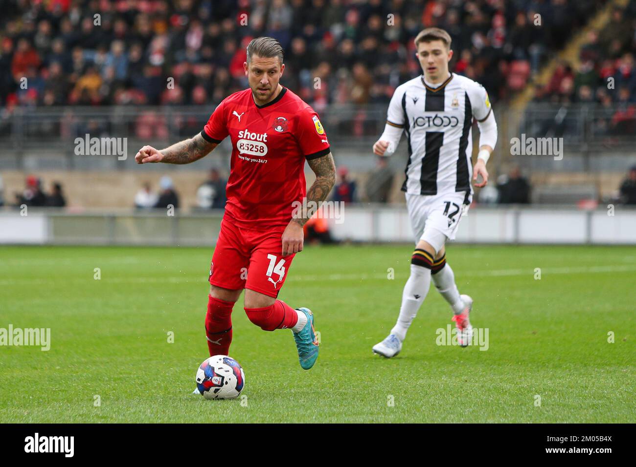 George Moncur de Leyton Orient (à gauche) et Scott Banks de Bradford ...