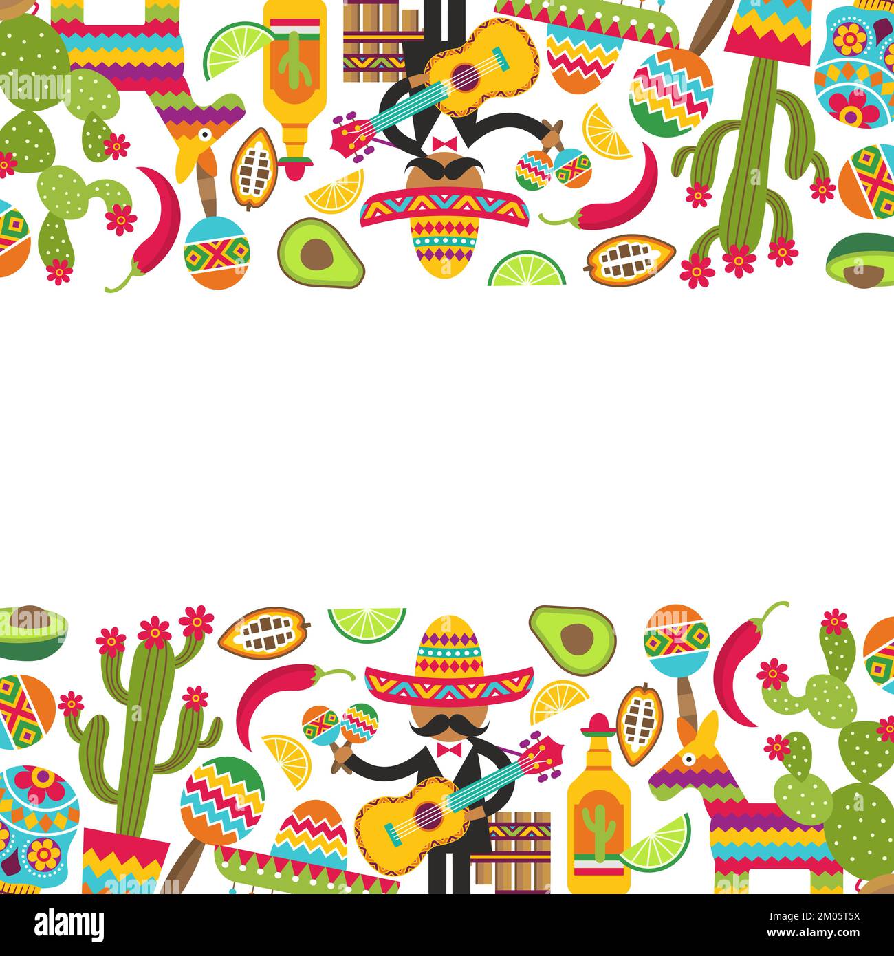 Símbolos patrios de mexico Banque d'images vectorielles - Alamy