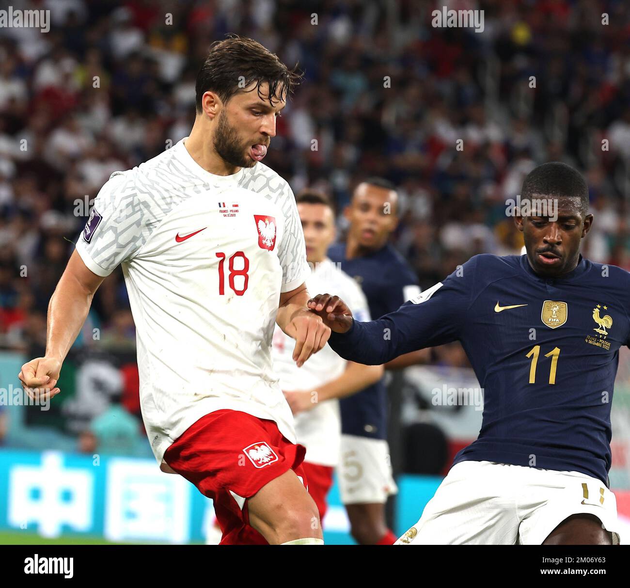 Qatar, Doha. 4th décembre 2022. Coupe du monde 2022.Match #52 France vs ...