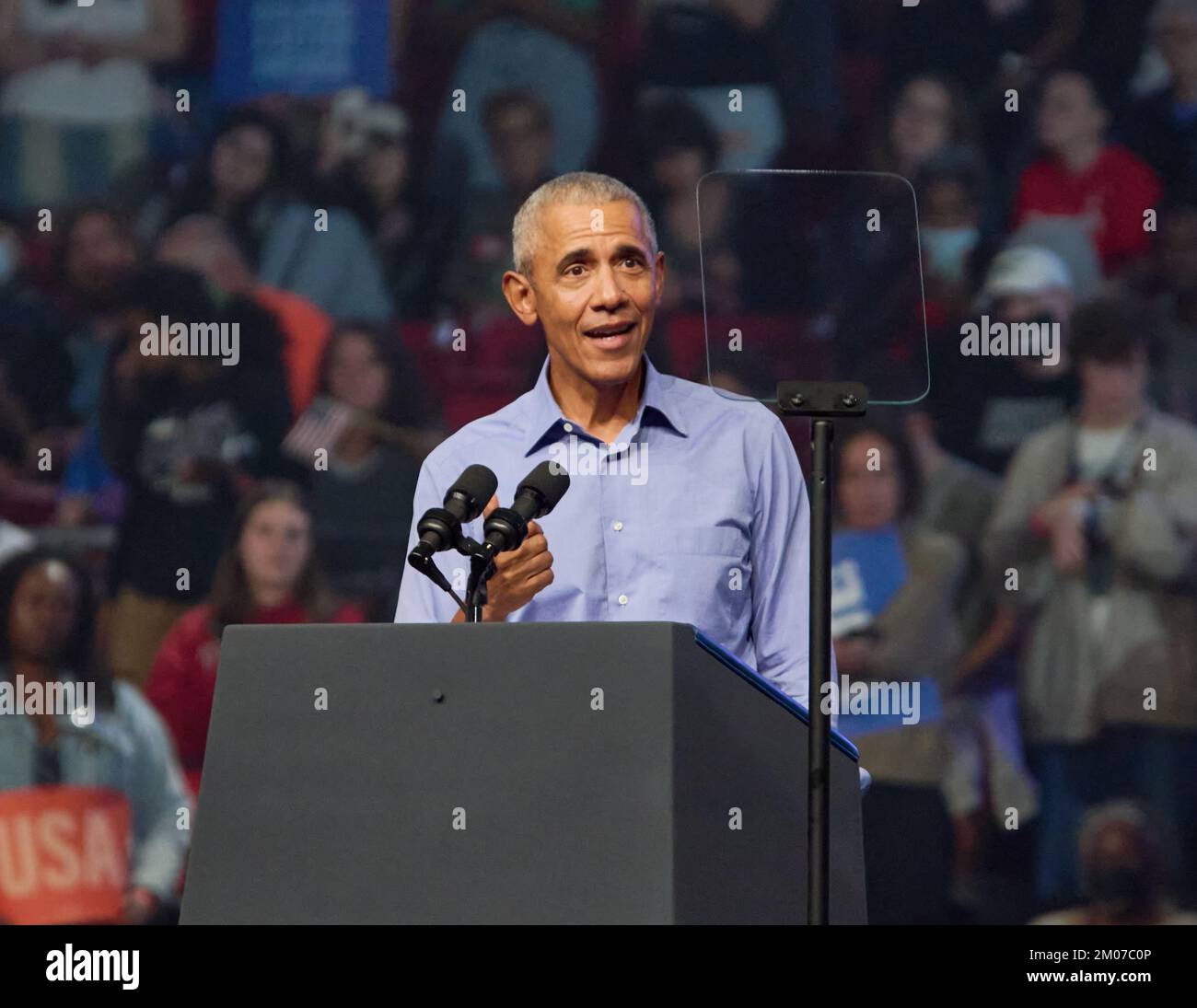 PHILADELPHIE, PA, Etats-Unis - 05 NOVEMBRE 2022 : l'ancien président ...