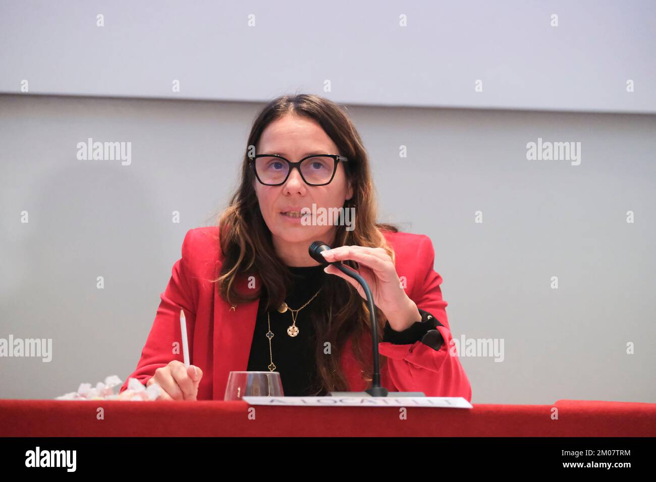 Alessandra Locatelli Ministre des handicapés du gouvernement Melon ...