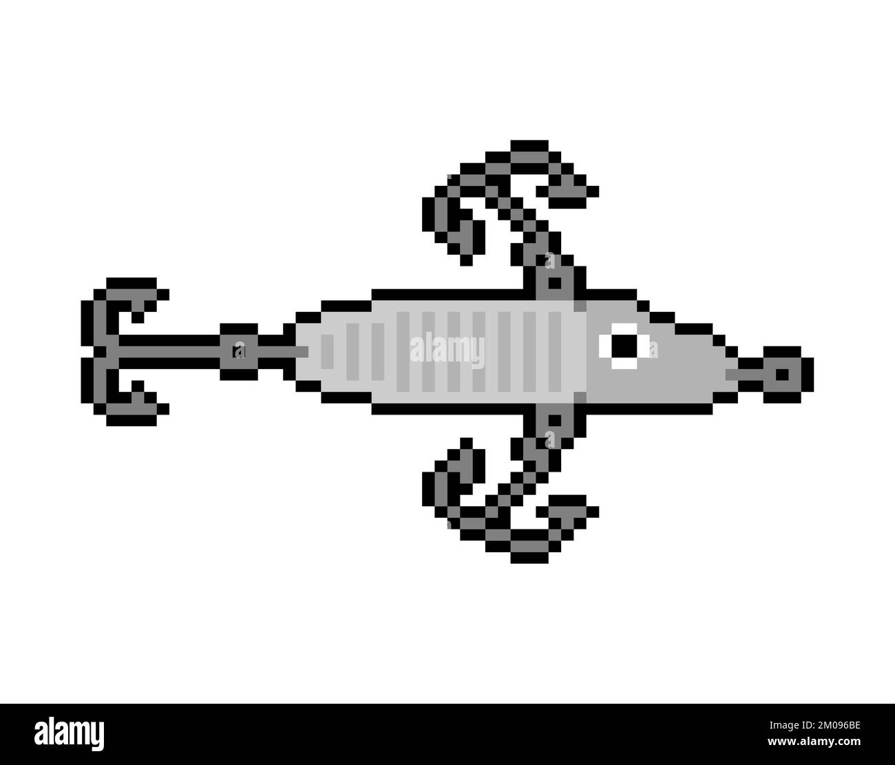 Poisson pixel art Banque de photographies et d’images à haute ...