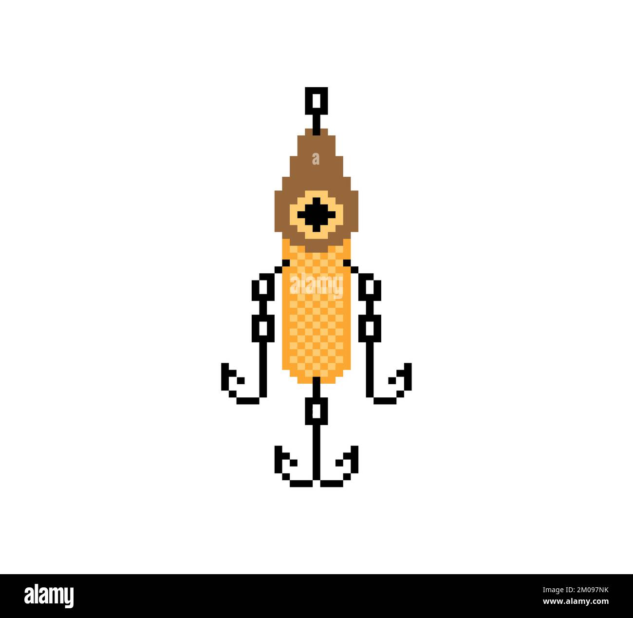 Poisson pixel art Banque de photographies et d’images à haute ...