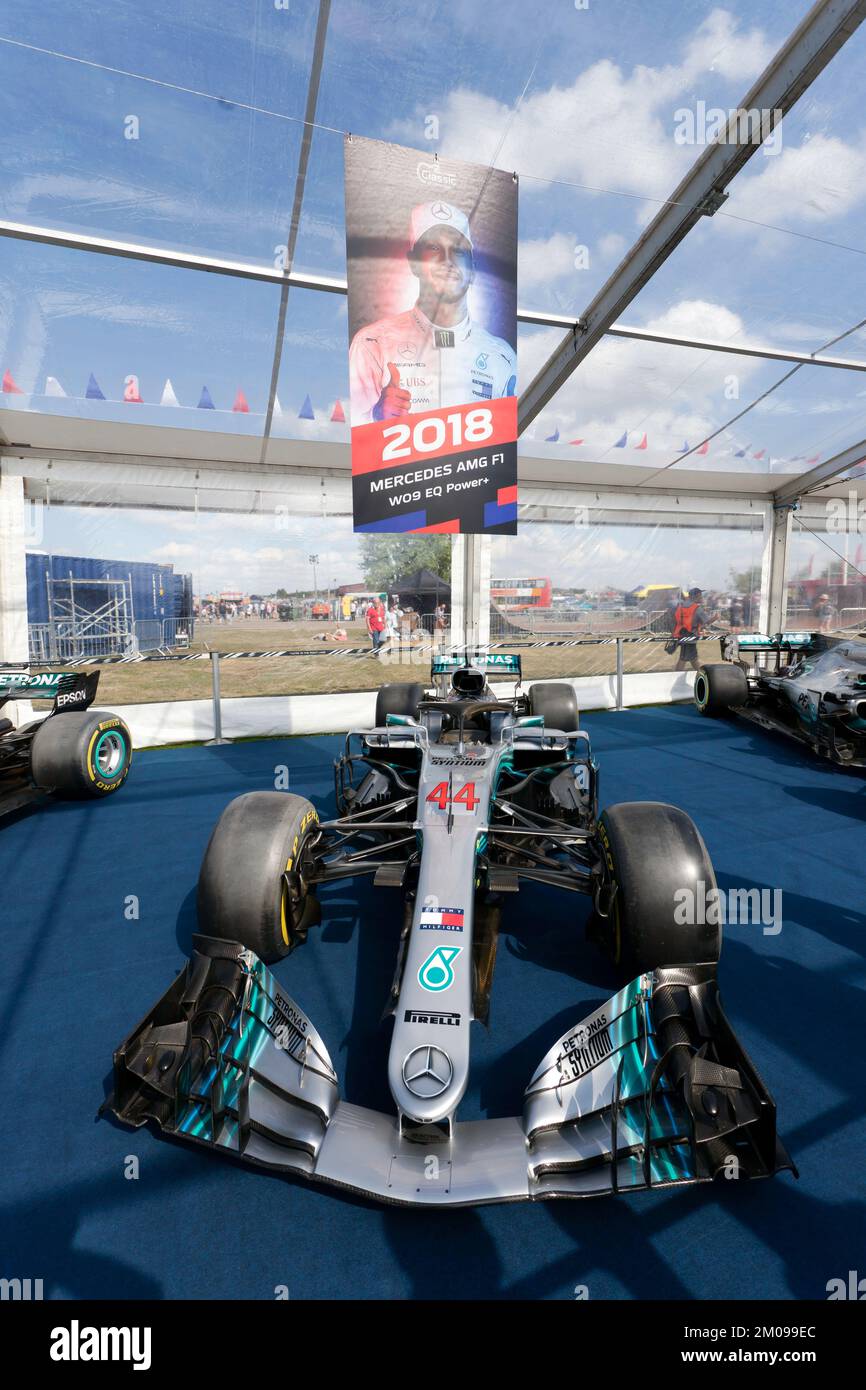 Voiture de course gagnante du championnat de formule 1 2018 Banque de ...