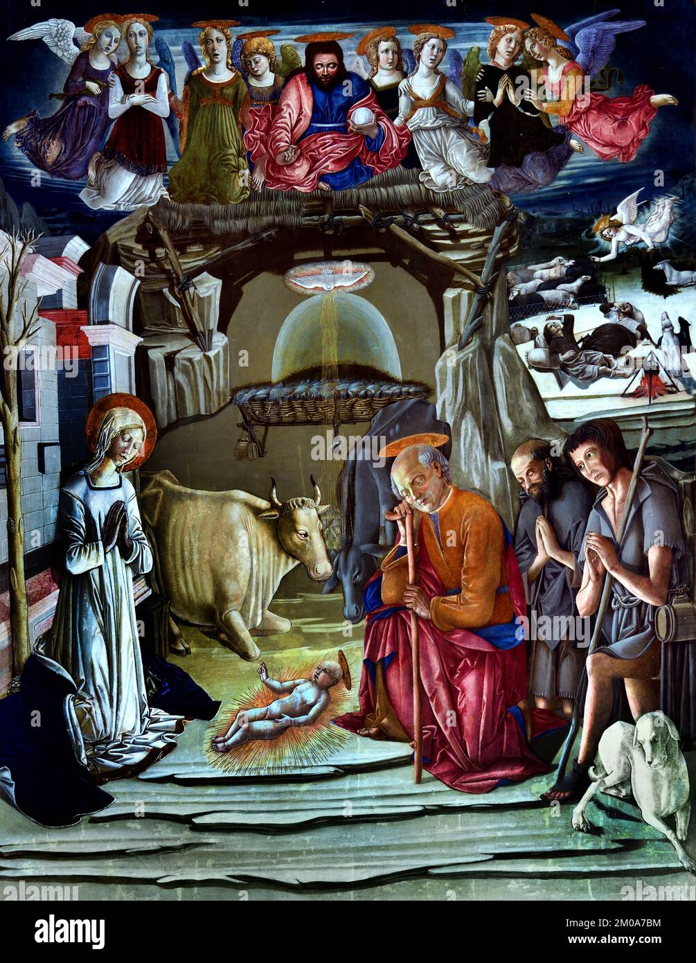Nativité - Benvenuto par Giovanni del Guasta 1436-1518 15th siècle ...