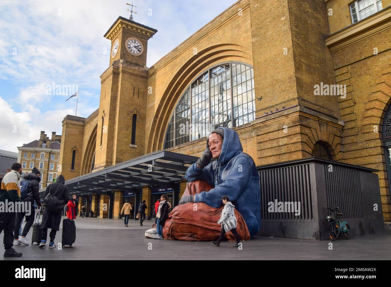 Londres, Royaume-Uni. 5th décembre 2022. Une sculpture géante d'un sans ...
