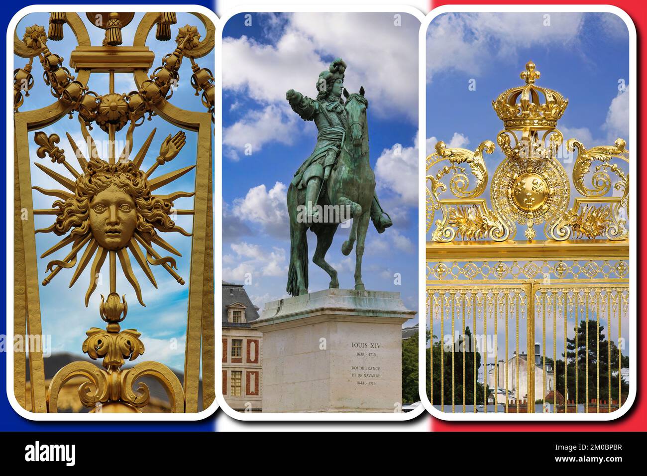 Le magnifique château de Versailles est l'un des symboles emblématiques ...