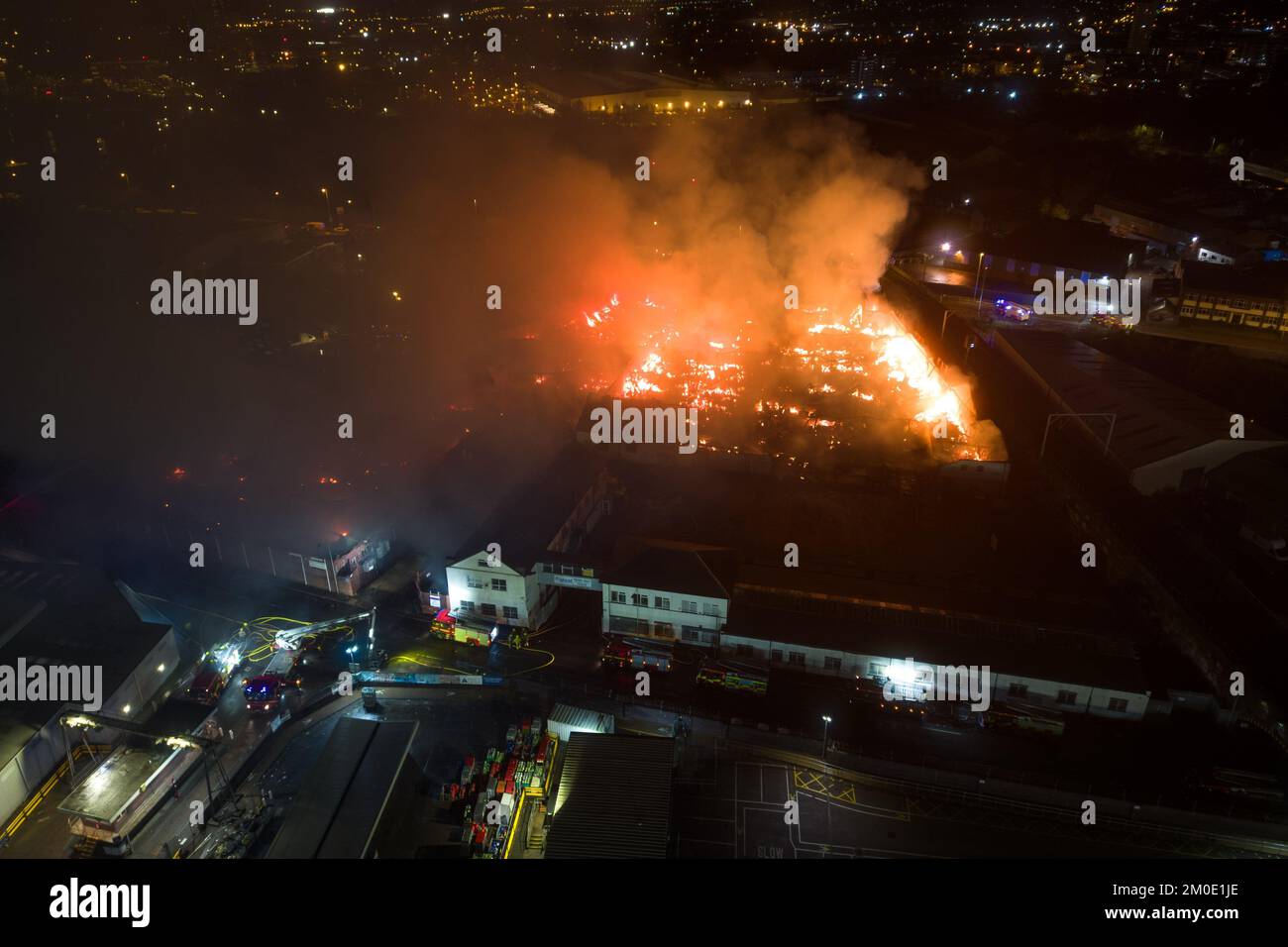 Lower Walsall Street, Wolverhampton, 6 décembre 2022 - Un énorme ...
