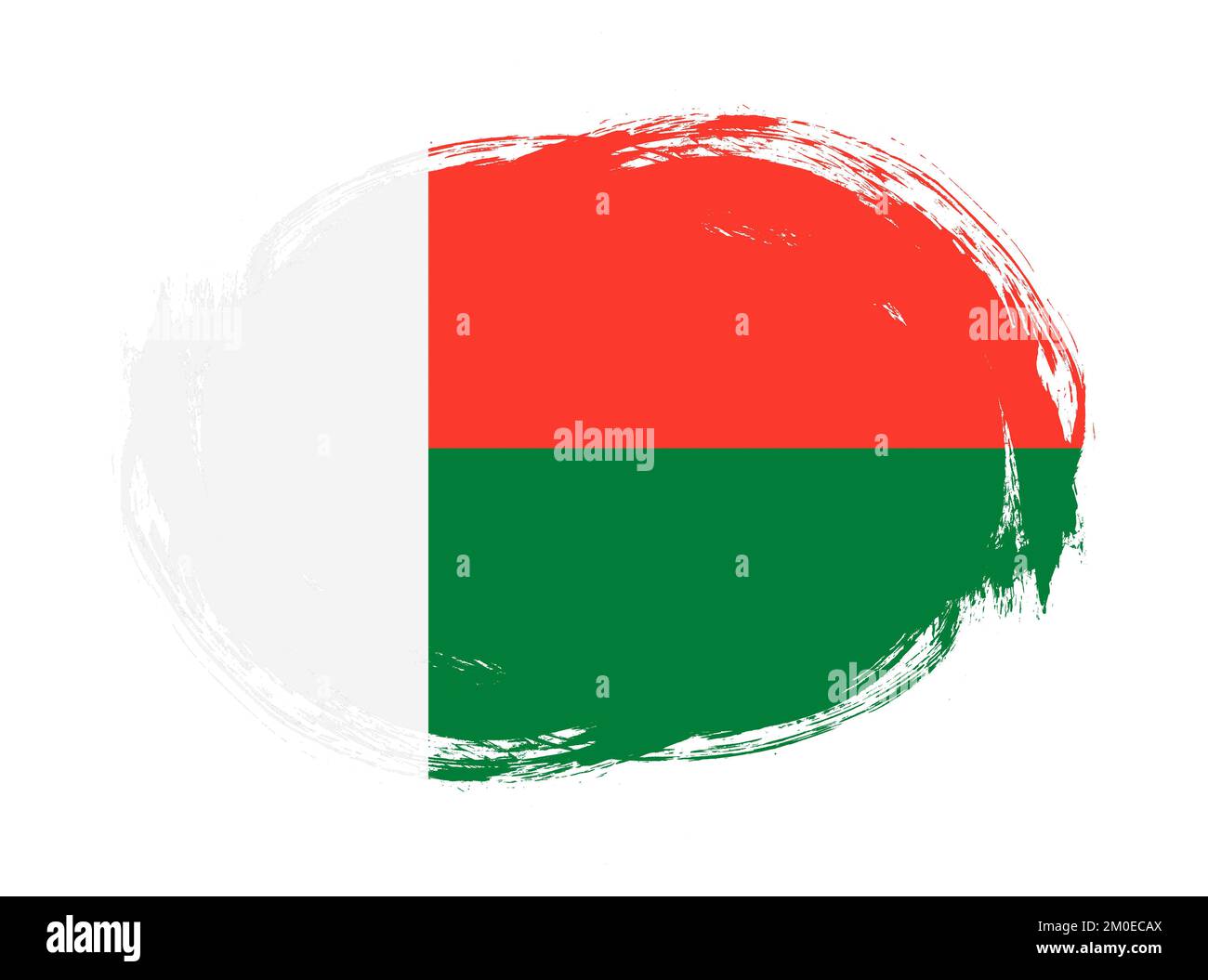 Drapeau malgache Banque de photographies et d’images à haute résolution ...