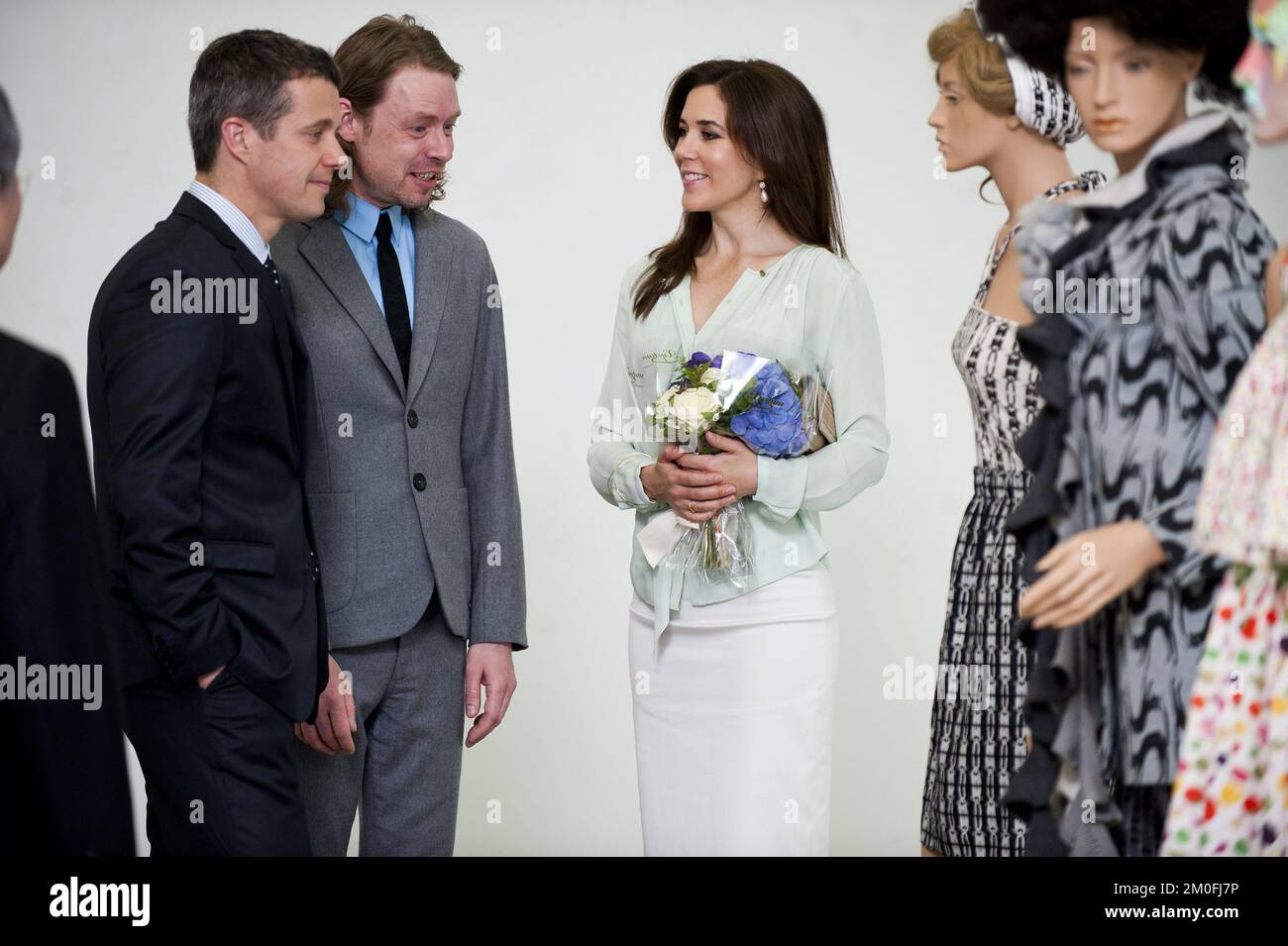 Le prince héritier Frederik et la princesse couronne Mary visitent l ...