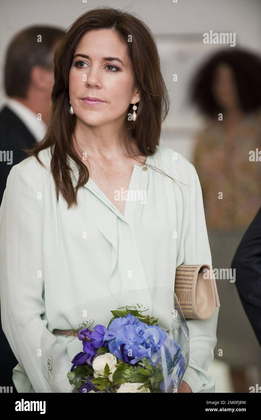 Le prince héritier Frederik et la princesse couronne Mary visitent l ...
