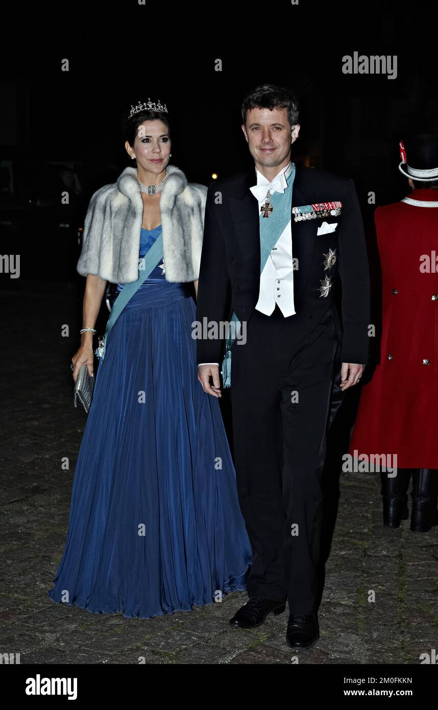 La reine Margrethe et le prince Consort Henrik ont organisé un dîner d ...