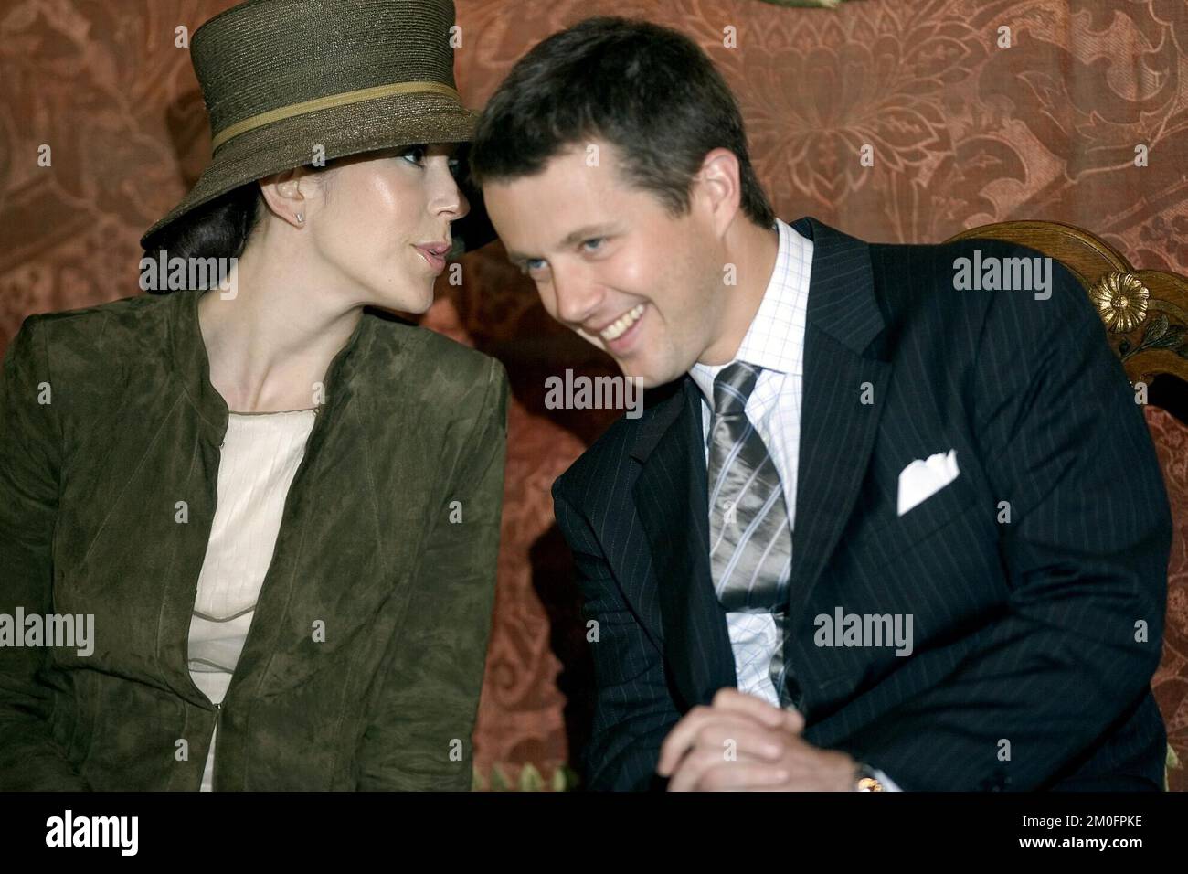 Madame Mary Donaldson et son futur mari, le Prince héritier Frederik du ...