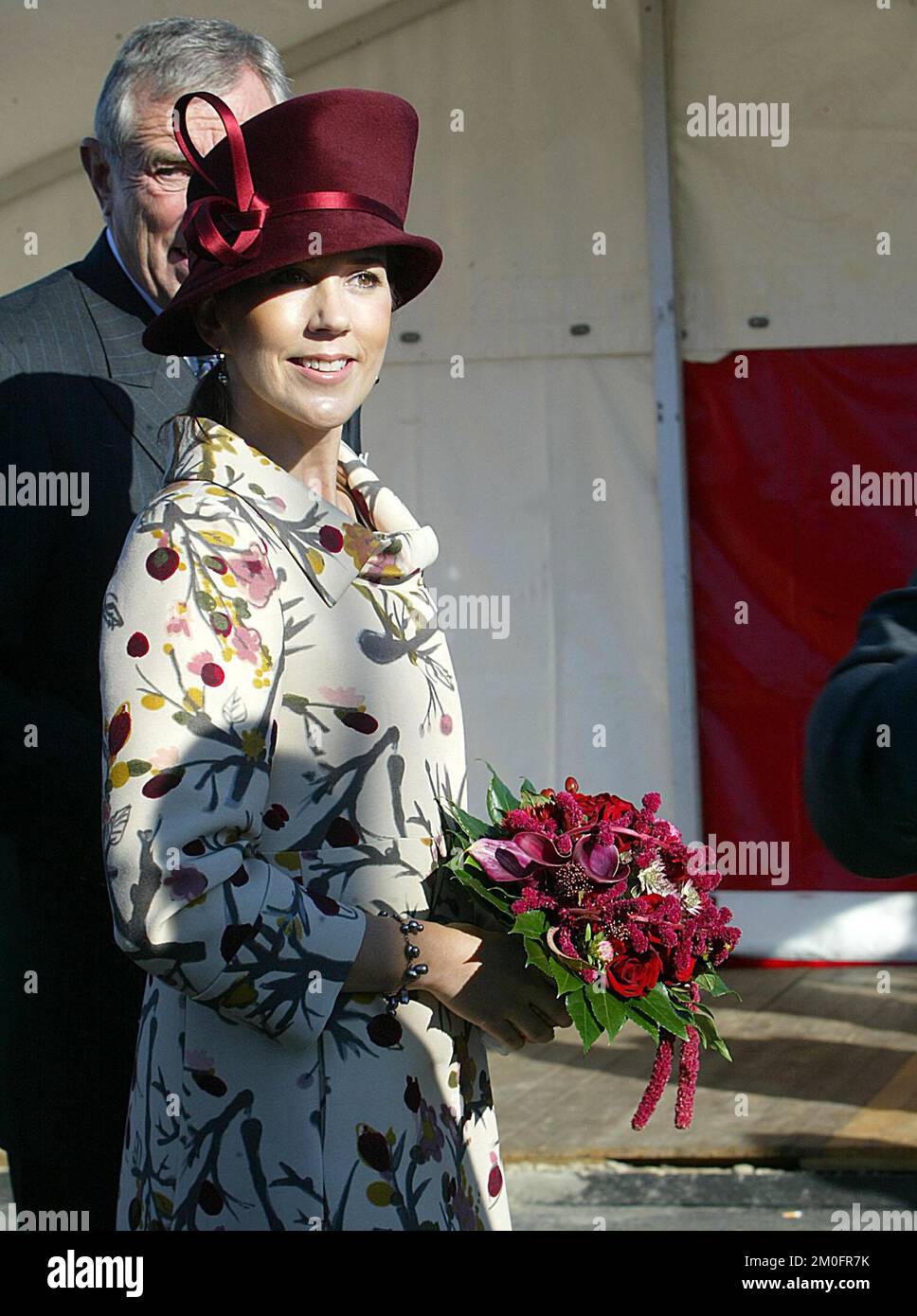 La princesse de la Couronne danoise Mary et le ministre des Transports ...