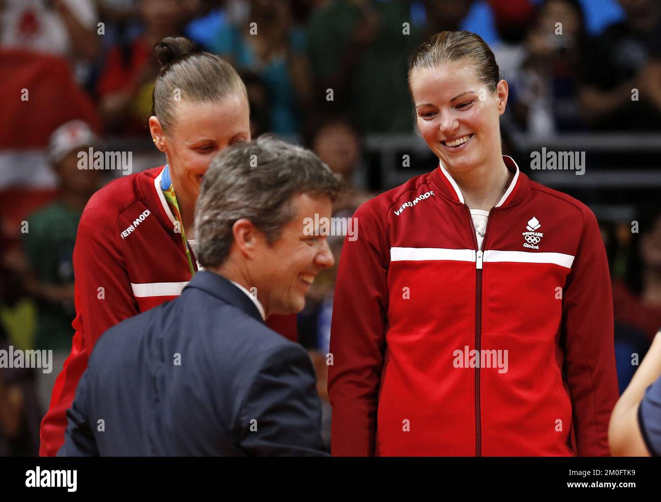 Prince héritier Frederik. Jeux olympiques à Rio en 2016 - finale de ...
