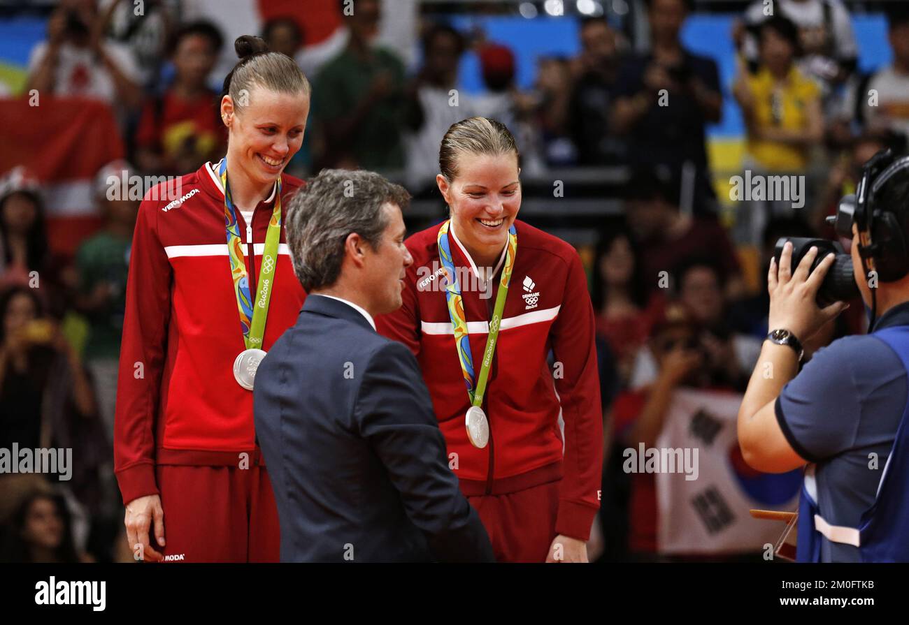Prince héritier Frederik. Jeux olympiques à Rio en 2016 - finale de ...
