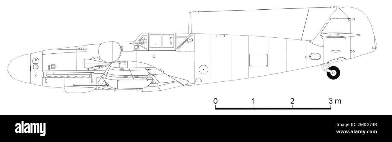 Messerschmitt bf 109 aviones de aviones de la segunda guerra mundial ...