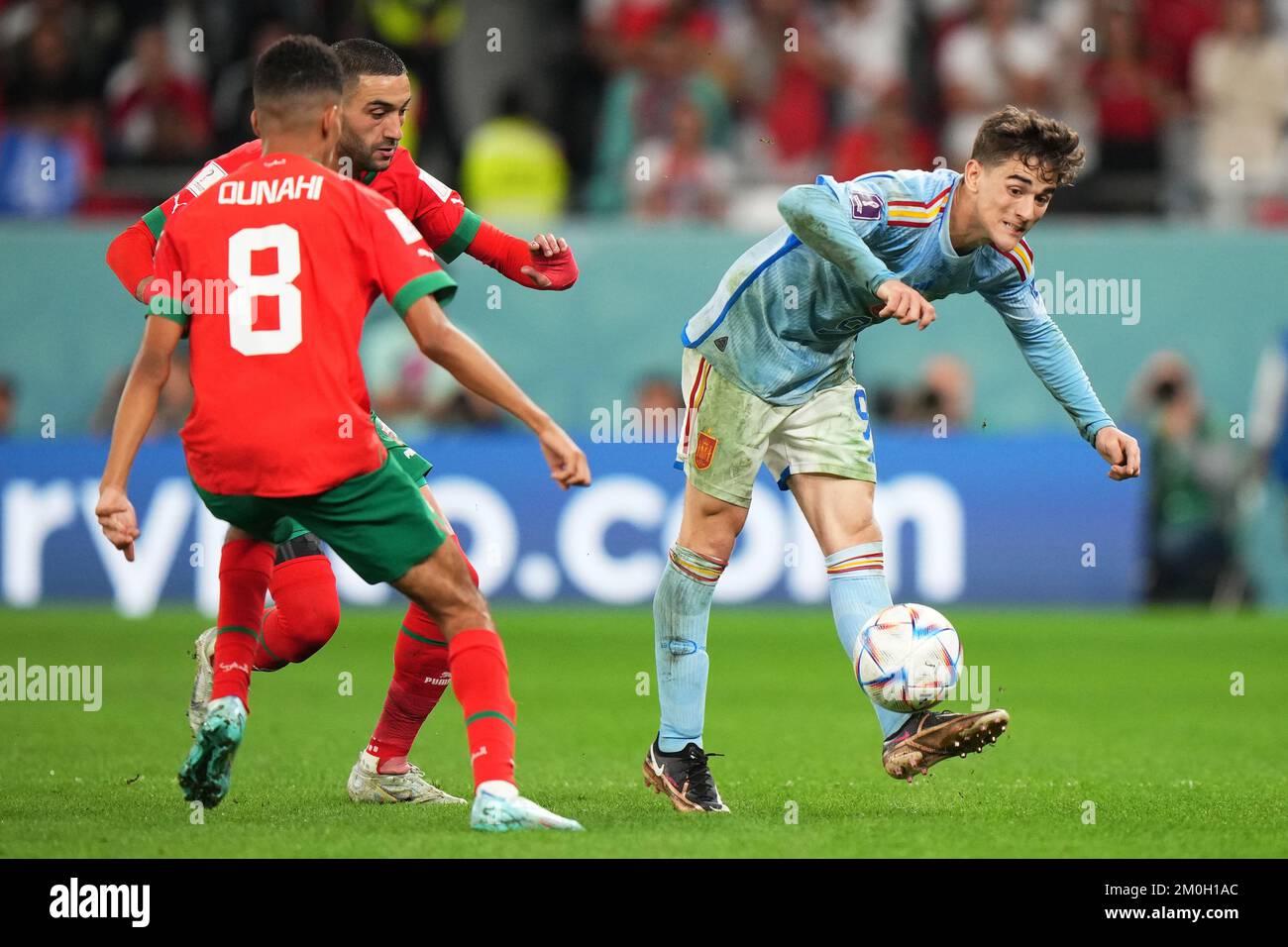 Doha, Qatar. 06th décembre 2022. Pablo Martin Gavi, d'Espagne, lors du ...